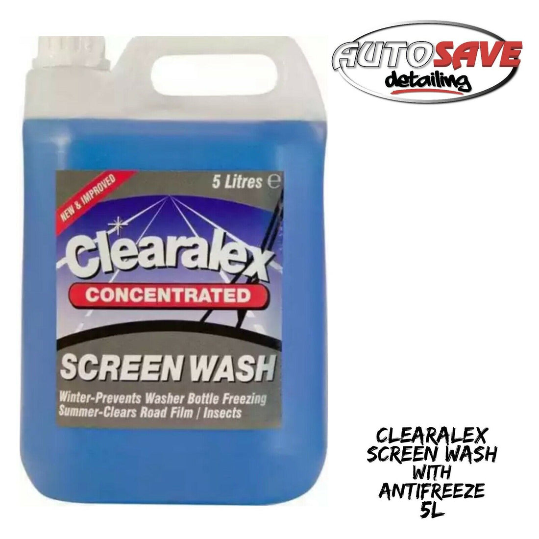 5Lt CLEARALEX Concentrated Screen Wash + Antifreeze – Autosave Components
